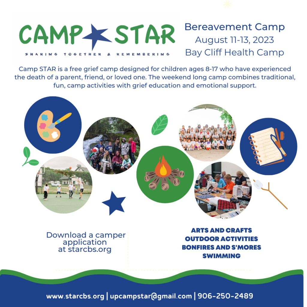 Camp STAR 2023 Camper Applications Now Available – STAR Children's Bereavement Services